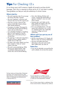 Drivers License Guide, ID Checking Guide - U.S and International